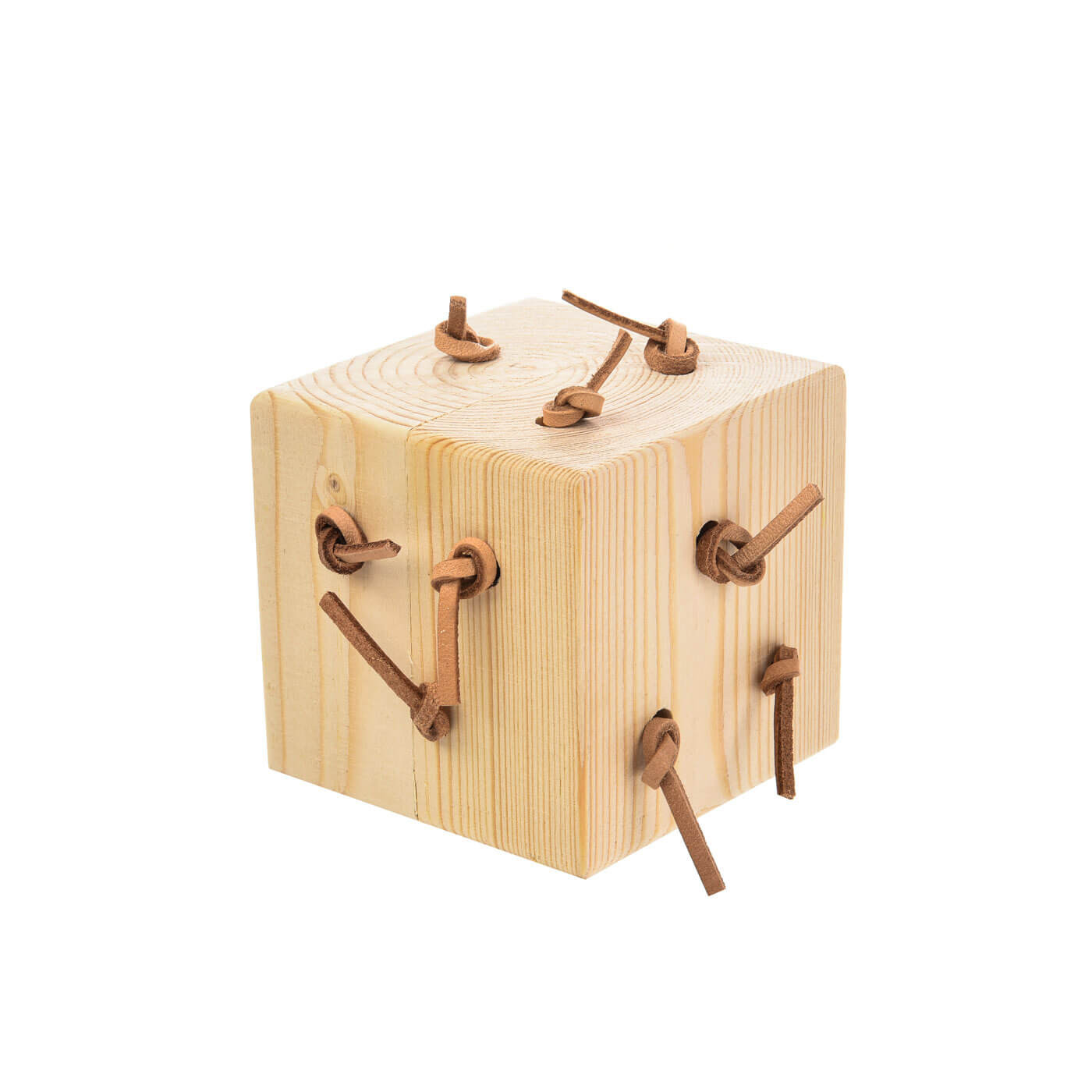 Knotty Cube Parrot Foot Toy for Pet Birds