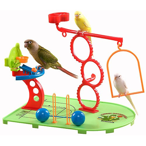 Shooting Hoops Basketball Budgie Toy - Parrot Essentials