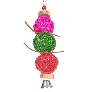 Colourful Vine Balls Parrot Toy - Parrot Essentials
