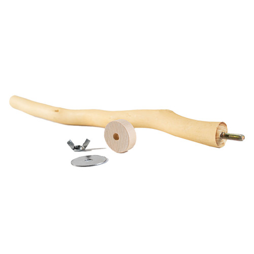 Curvy Comfort Hardwood Bird Perch - Large