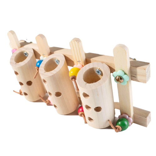 Beak-a-Boo Foraging Large Parrot Toy for Pet Birds