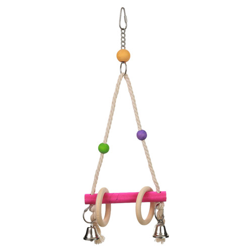 Interactive Parakeet & Small Parrot Swing