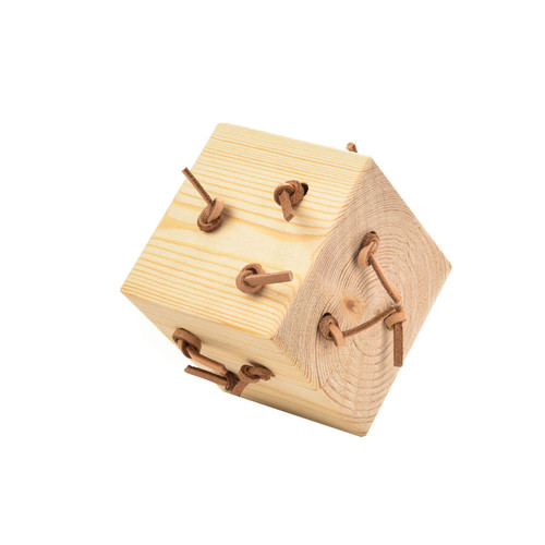 Knotty Cube Parrot Foot Toy for Pet Birds