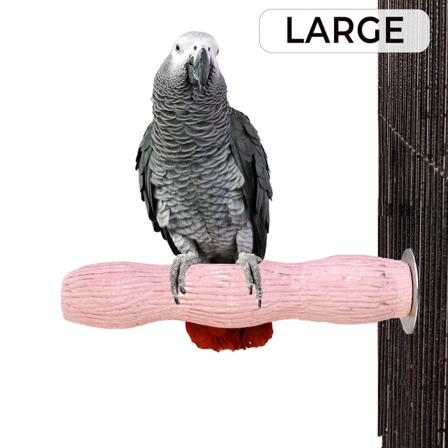 Large Textured Edible Parrot Perch - Parrot Essentials