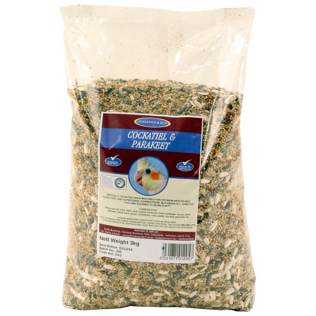 Parrot Essentials Bird Food For Cockatiel And Big Parakeets