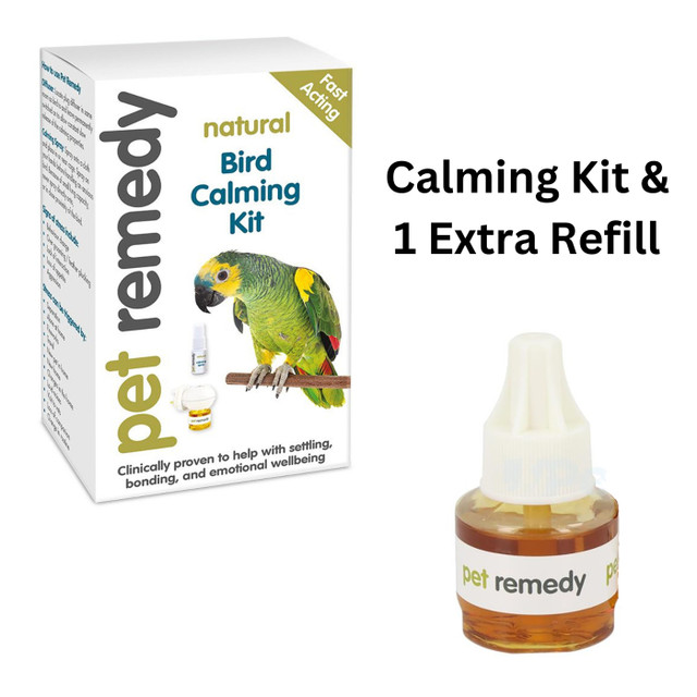 Pet Remedy Parrot Natural Calming Kit for Pet Birds