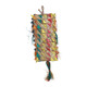 Coloured Pinata Spiked Natural Parrot Toy - Large