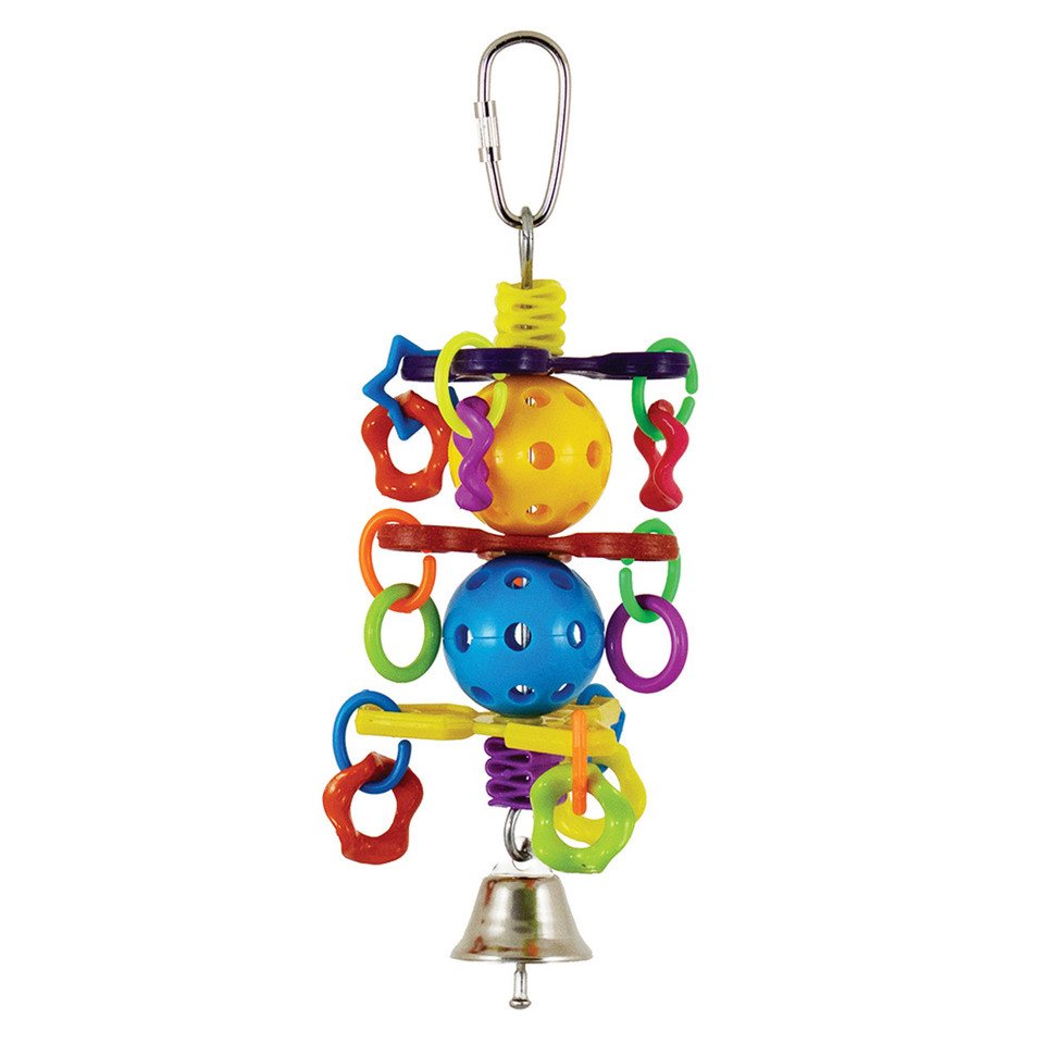 Ten Pin Bowling Interactive Trick Training Parrot Toy