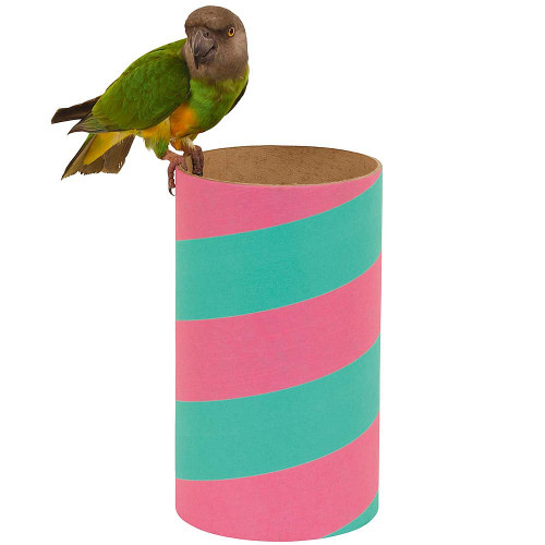 Medium Cardboard Tube Parrot Toy - Parrot Essentials