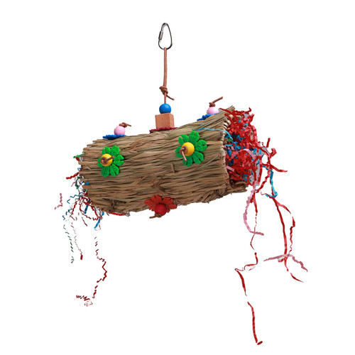 Firecracker Foraging Natural Large Parrot Toy