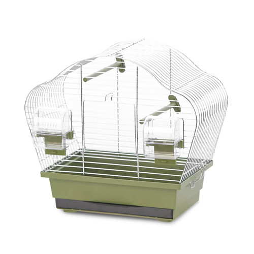 Green Natural Beta Mini Bird Cage For Parrots & Parakeets