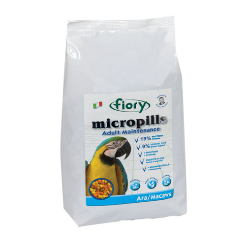 Fiory Micropills Macaws Food Adult Maintenance