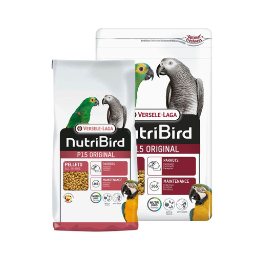 NutriBird P15 Original Pellets Food - Parrot Essentials