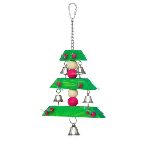 Tiered Jingle Bell Tree Parrot Toy - Parrot Essentials