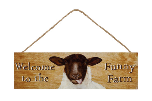 Welcome to the Funny Farm Sign - Readmans