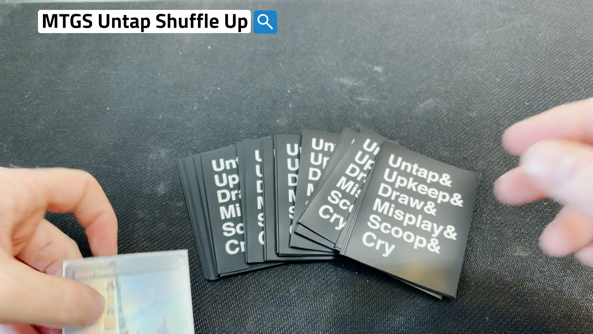 Shuffling up Untap Sleeves - MTG Sleeves