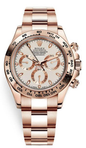 Rolex Pre-Owned Rose Gold Daytona 116505 Ivory Dial
