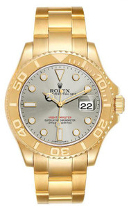 Rolex Yacht-Master Gold 16628 Silver Dial - Luxury of Watches