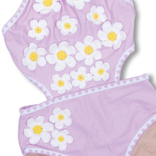 Pink Ombre Shimmer Bunny Tie Girls Bikini 4 14 Shade Critters