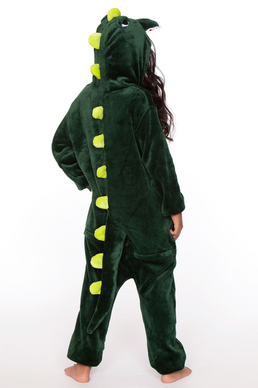 Comfy Be Wicked Green Dinosaur Lizard Unisex Kids Childrens Boys Girls ...