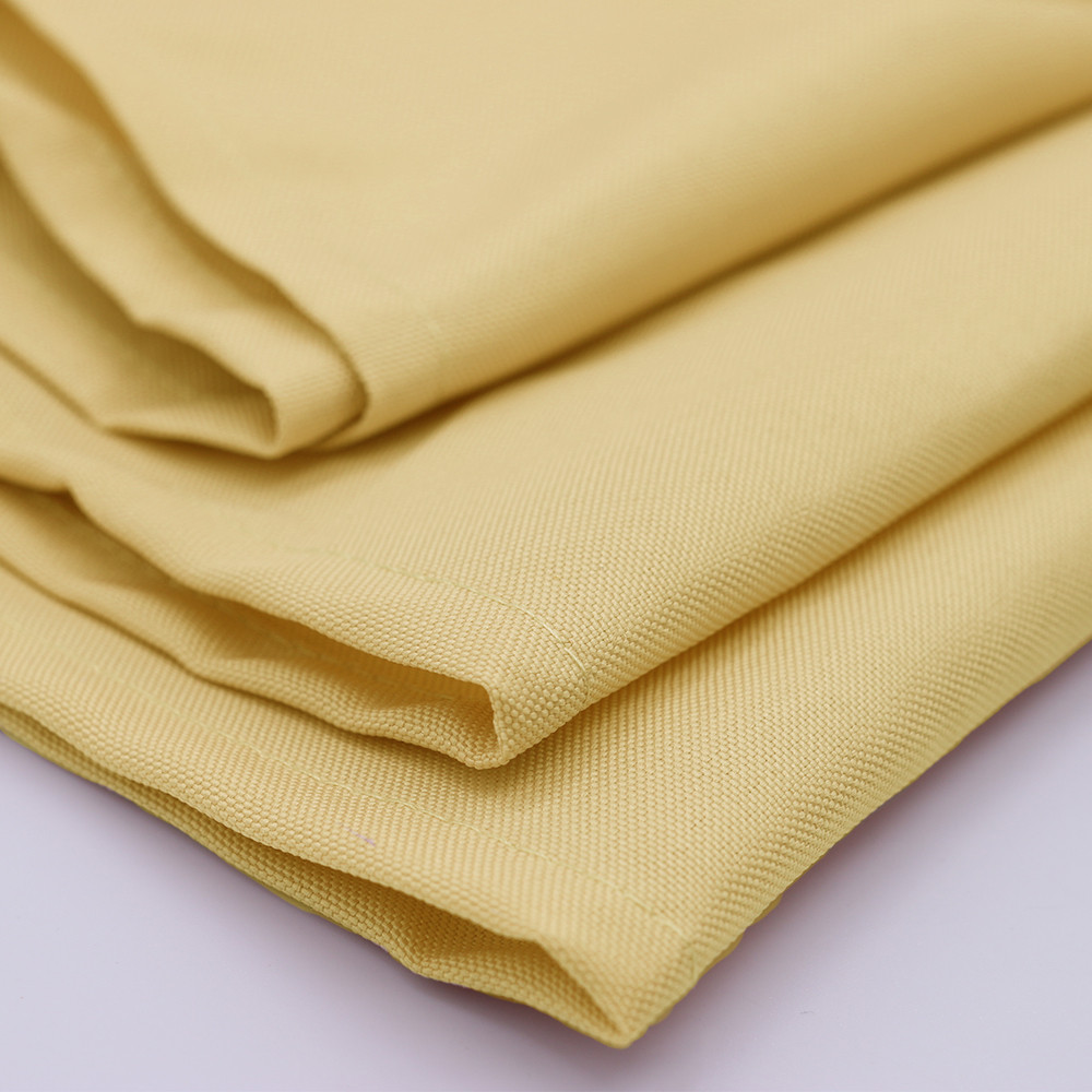 60 x 102 Inch Rectangular Polyester Tablecloth Pastel Yellow - Your ...