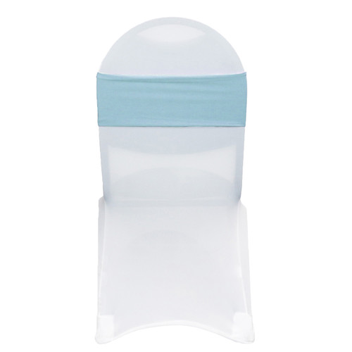 10 Pack Stretch Spandex Bands Light Blue