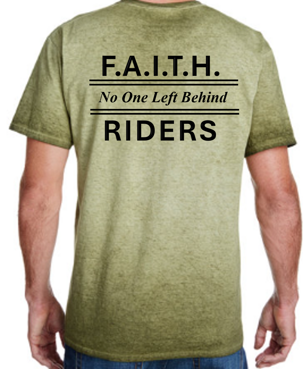 Oil Wash T-Shirt - F.A.I.T.H. Riders