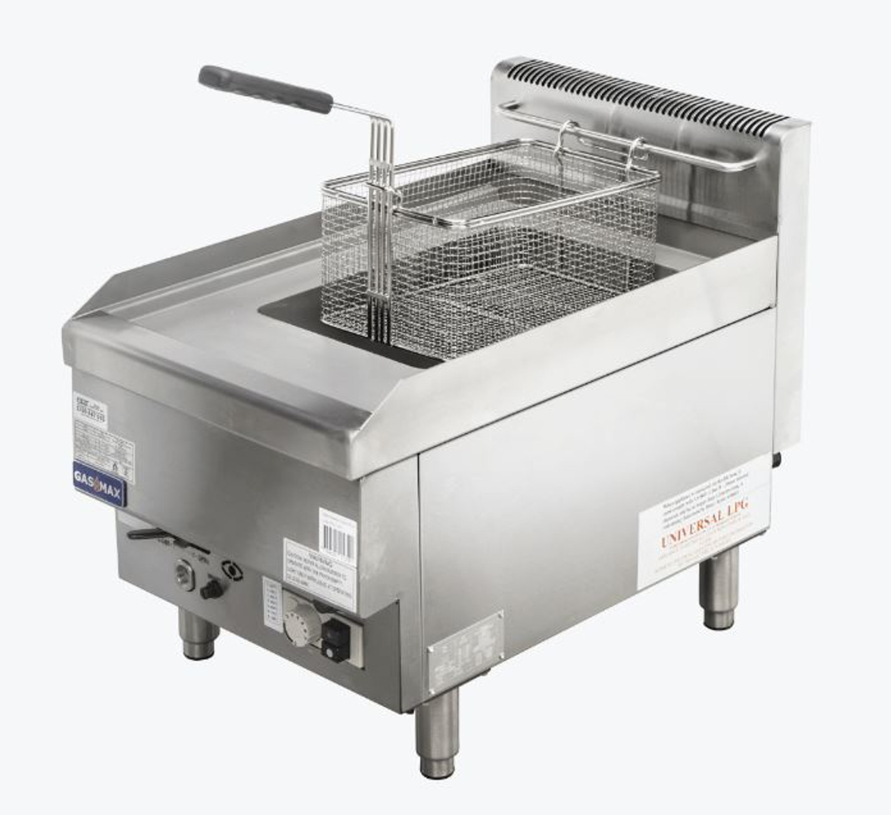 Gasmax Countertop 10L Natural Gas Fryer JUS-TRC-1