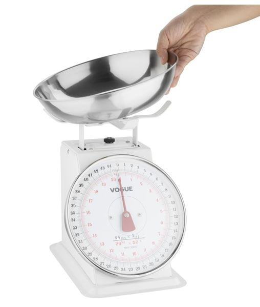 Vogue F176 Kitchen Scale Bowl Top - 20kg Grad. 50g