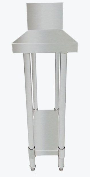 WBB-0450R Stainless Steel Kitchen Infill Bench with Splashback