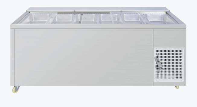 Thermaster Two Door Cold Bench Salad Station 6x1/1 GN Pans PG210FA-XB