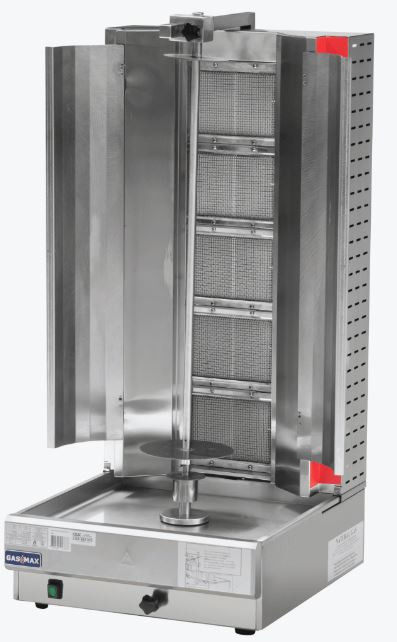 GasMax Semi-automatic 5 Burner NG Kebab Machine KB-5