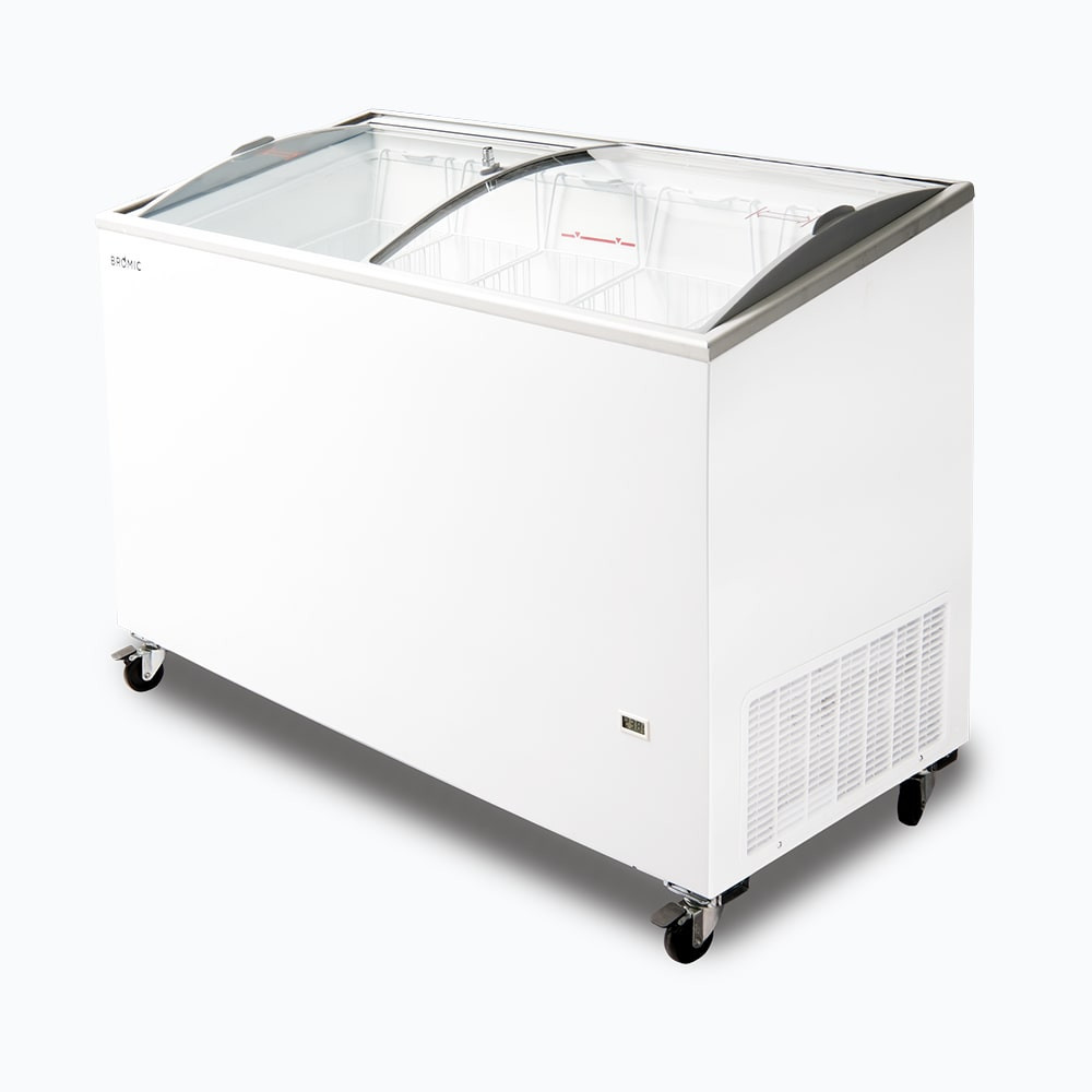 Bromic CF0400ATCG - Display Chest Freezer - 352L - Curved Glass Top