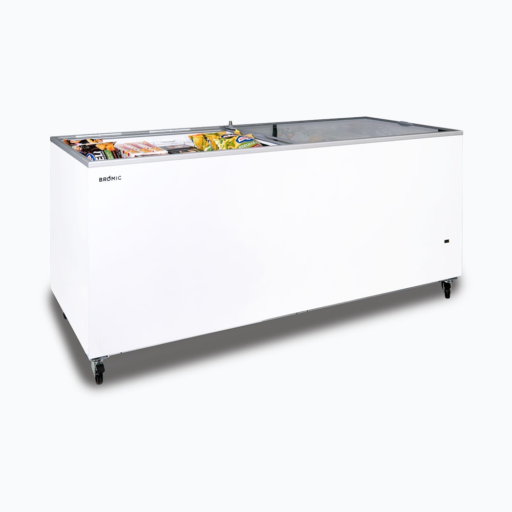 Bromic CF0700FTFG-NR - Display Chest Freezer - 670L - Flat Glass Top