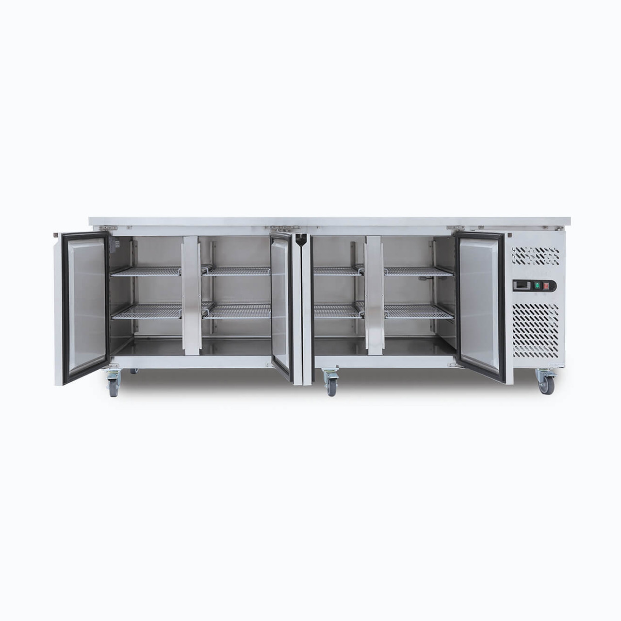 Bromic UBC2230SD-NR - Under Bench Fridge - 553L - 4 Doors - Stainless Steel