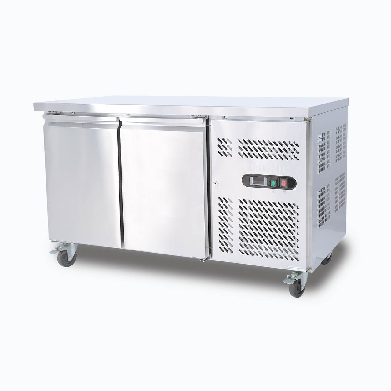 Bromic UBC1360SD-NR Under Bench Fridge - 282L - 2 Doors - Stainless Steel