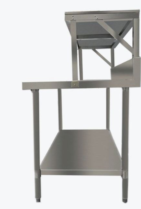 SMB-8-1200 Heavy Duty Salamander Bench with Shelf Braces