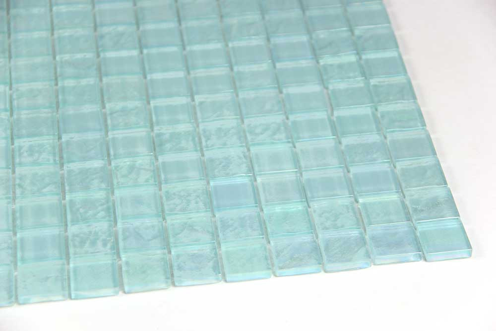 Beachwalk Turquoise Iridescent 1x1 Pool Tile
