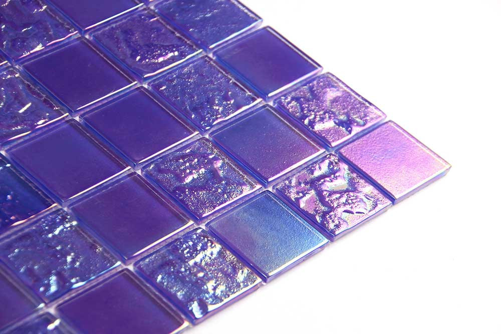 Beachwalk Ultra Blue Iridescent 2x2 Pool Tile