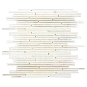 Ria Beige Linear Stacked Stone Tile