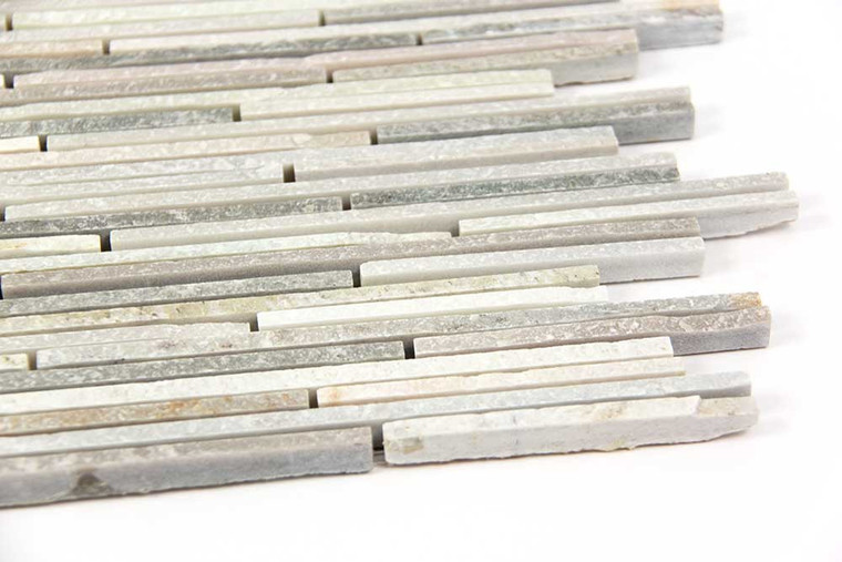 Ria Beige Linear Stacked Stone Tile