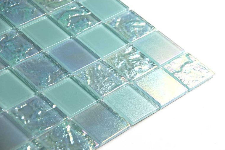 Beachwalk Turquoise Iridescent 2x2 Pool Tile