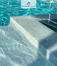 Sea Pearl Opal White Iridescent 1x1 Pool Tile