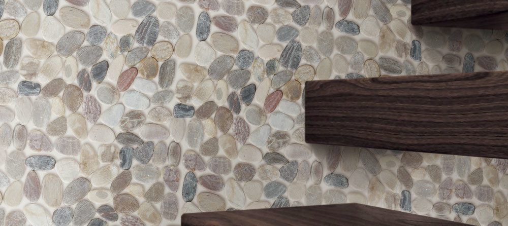 Shop All - Shop Collection - Pebble Stone Sliced - Ocean Mosaics