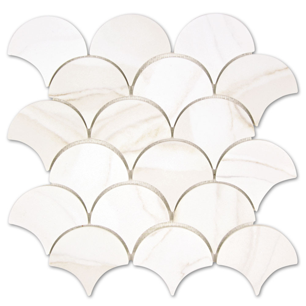 fish scale pattern tile