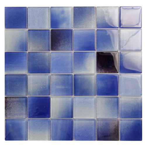 Extant Blue 2x2 inch Pool Mosaic Glass Tile