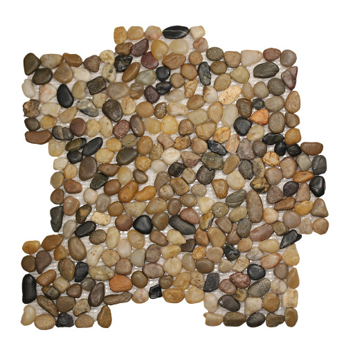 Pebble Stone Small Round Mixed Tile