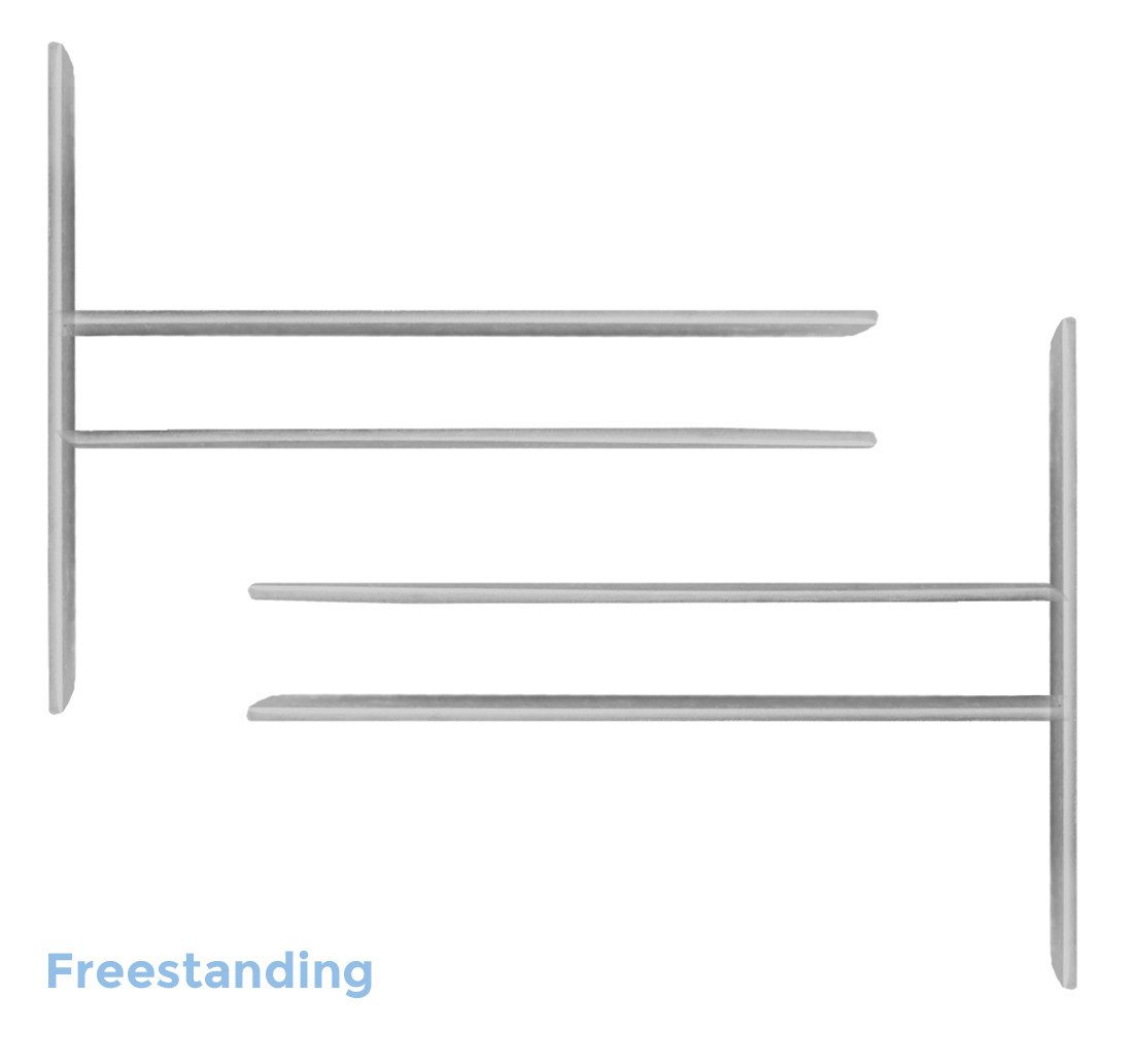 Desktop Privacy Panel Mounts (Set of 2) | Versare Solutions, LLC