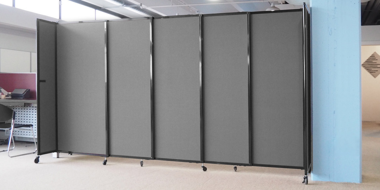 The StraightWall Sliding Portable Partition | Versare Solutions, LLC