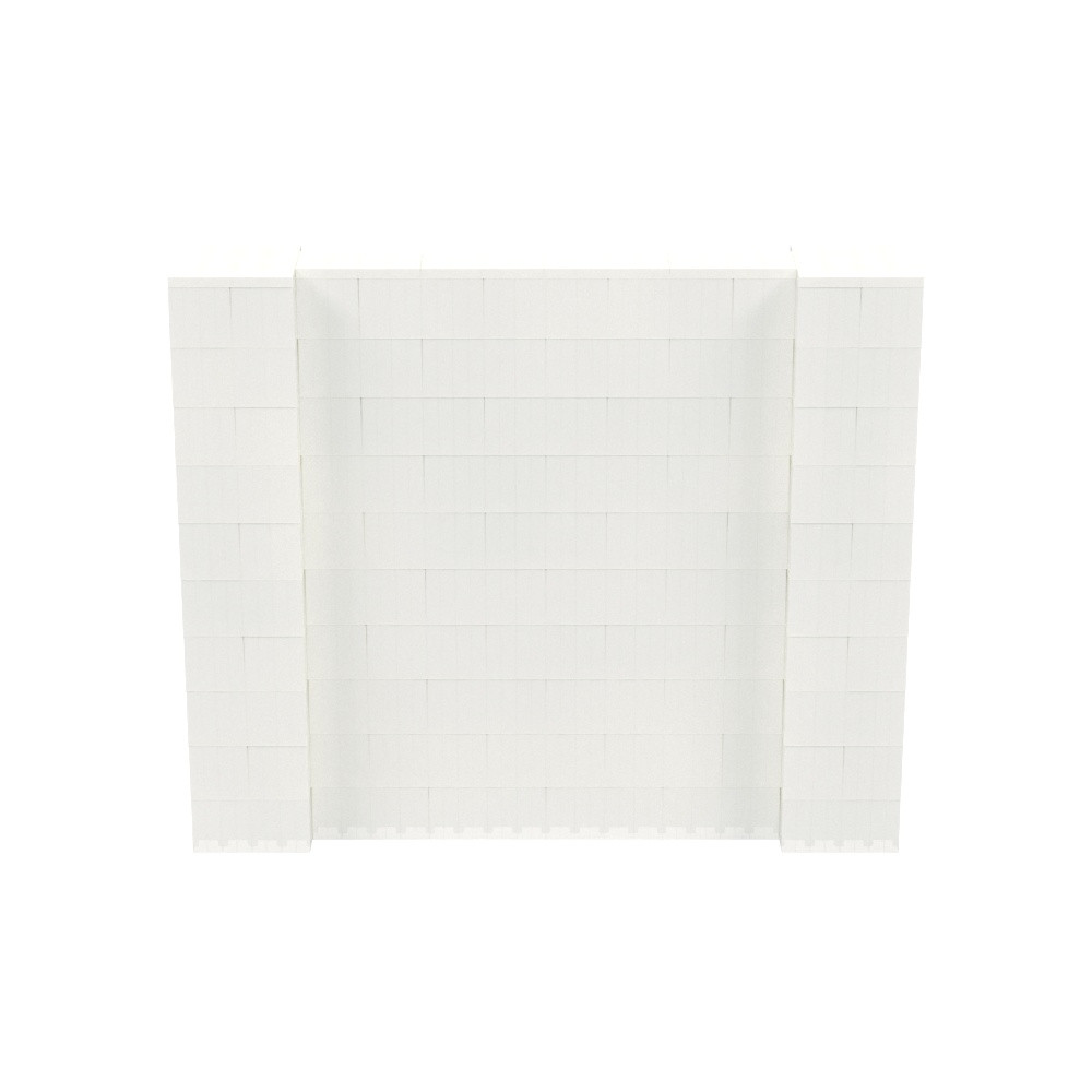 6' x 5' Translucent Simple Block Wall Kit